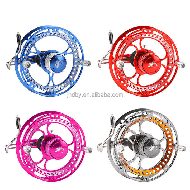 BLUE Full Metal Lightweight Deepsea Saltwater Fly Fishing Reel for Carp ...