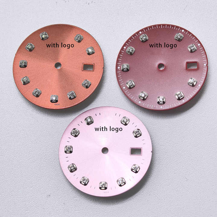 Watch Dial With Silver Diamond for Lady Watch 16234 116234 Fit to 3135 ...