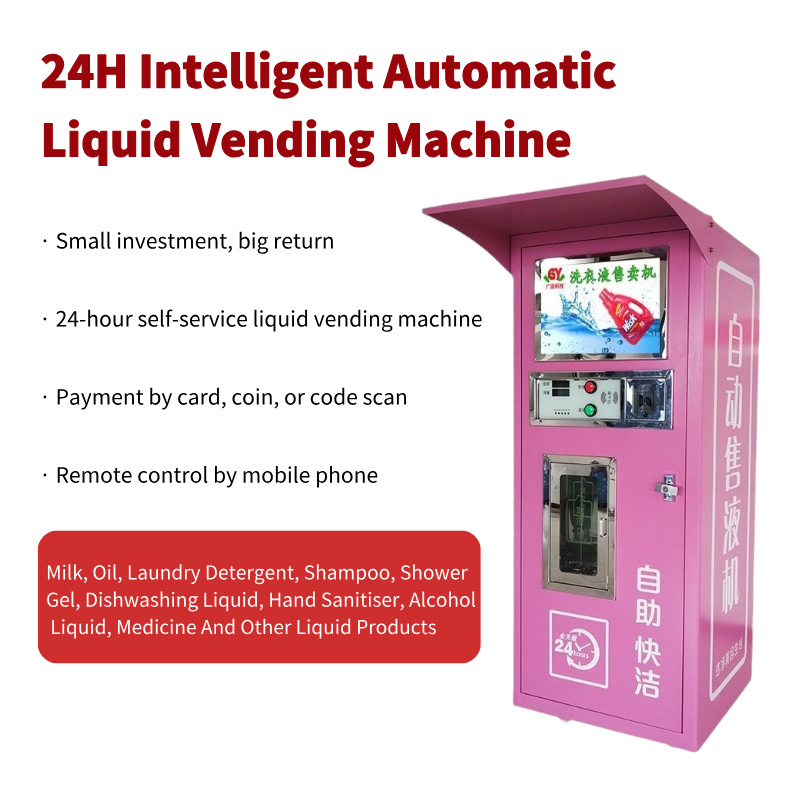 Coin Operated Liquid Detergent Dispenser - High Performance Vending ...