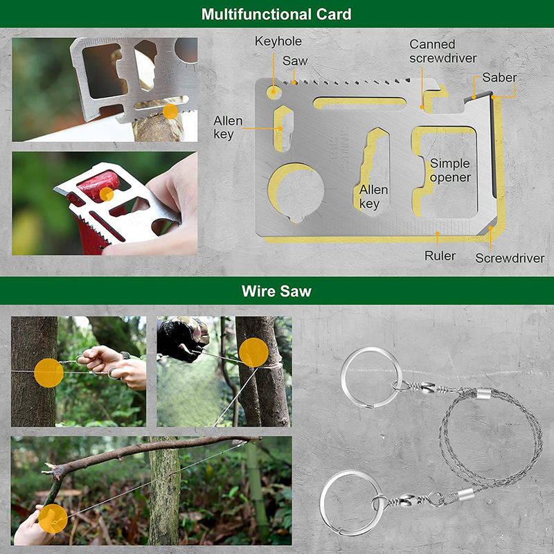 30 in 1 Essential Emergency Adventure Survival Gear & Unique Birthday ...