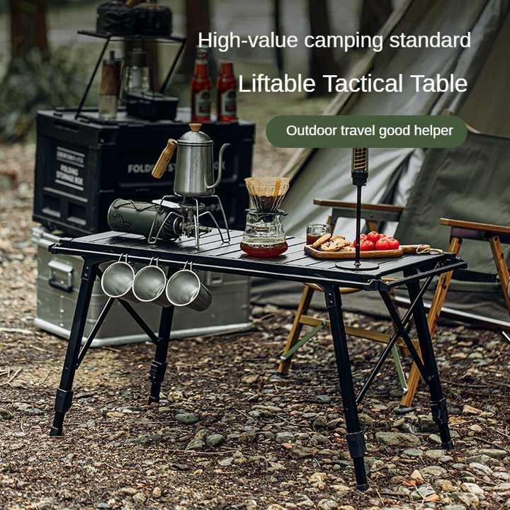Outdoor Aluminum Tactical Folding Table - Portable & Durable