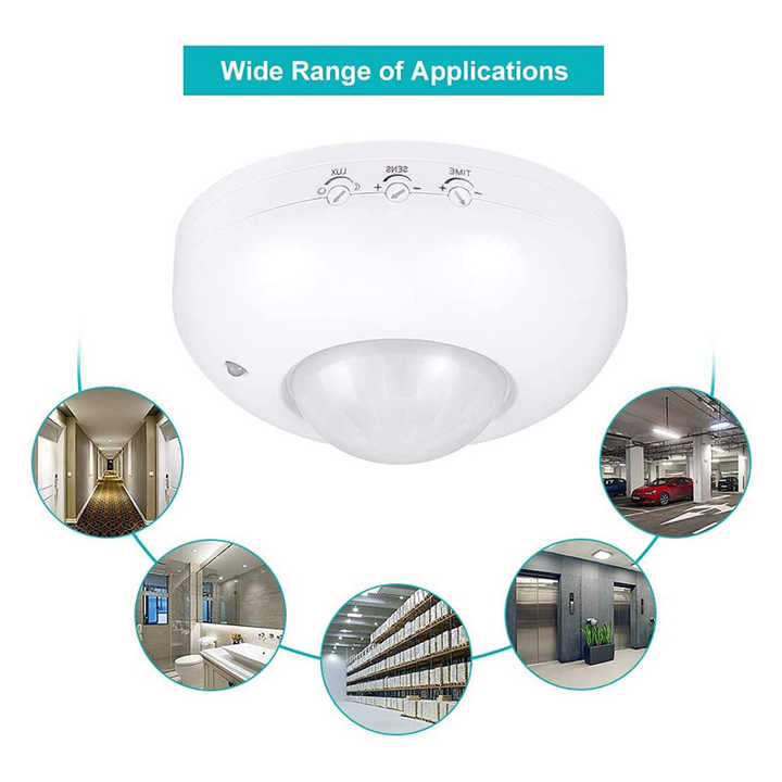 360 Degree PIR Motion Sensor - Efficient Lighting Control