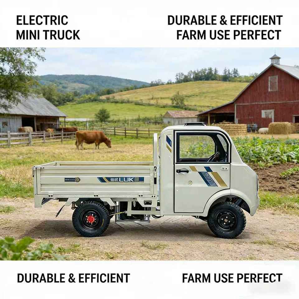 Chinese Made Electric Agricultural Pickup Trucks and Affordable ...