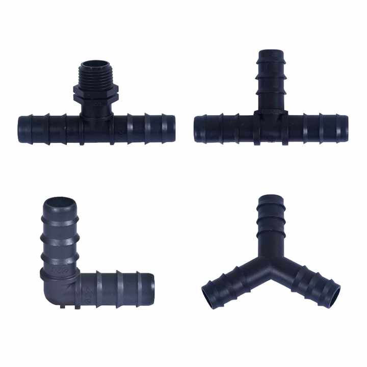 ARCK Agricultural Irrigation Plastic Pipe Connector Barbed Y Type Drip ...