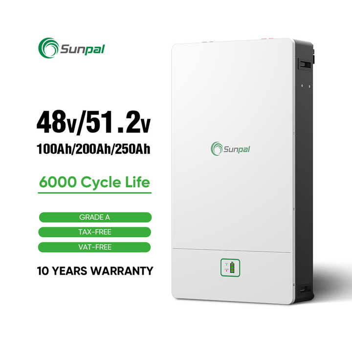 Sunpal Lithium Ion Battery - 48V 5kwh to 15kwh Powerwall
