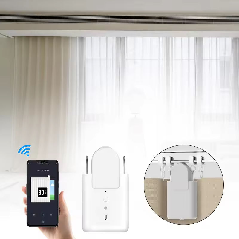 Mini Electric Curtain Motor with Bluetooth, Controllable by Remote ...