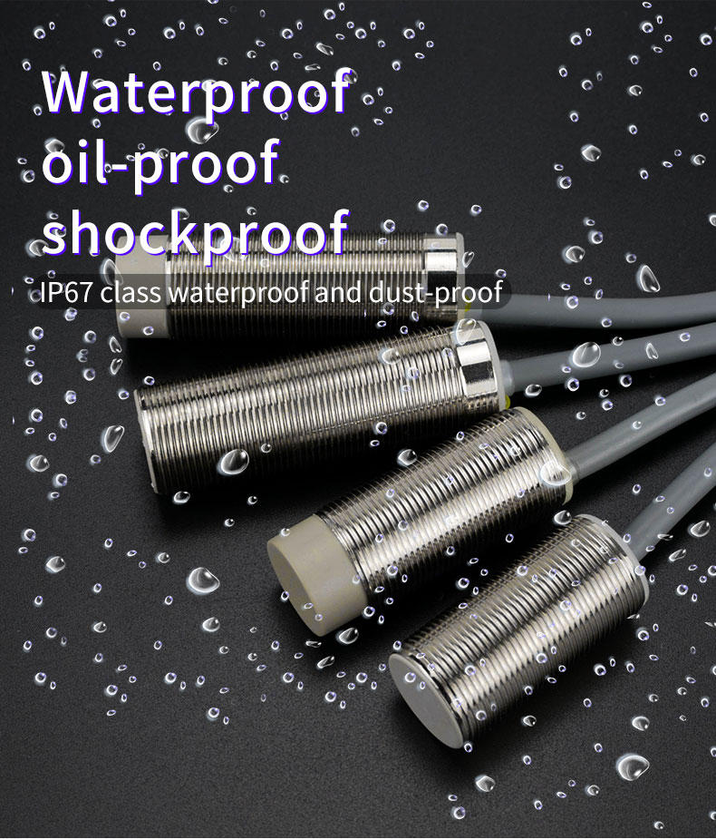 12V or 24V dc 3-wire M18 PNP series inductive proximity sensor Products from Shenzhen Jimou ...