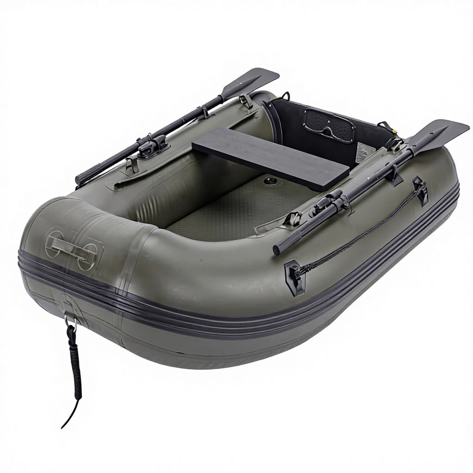 Durable PVC Inflatable Fishing Boat for Carp/Karpervissen 180x135x35cm ...