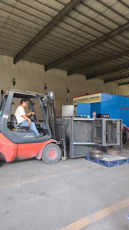 Coating Line PLC ISO 9001 Certified Ceramic Powder Coating Screw Ribbon ...