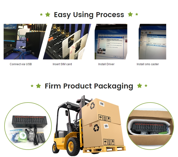 16 Port GSM Modem Modem 4G LTE EC25 Modem with Multi-SIM Card Slot ...