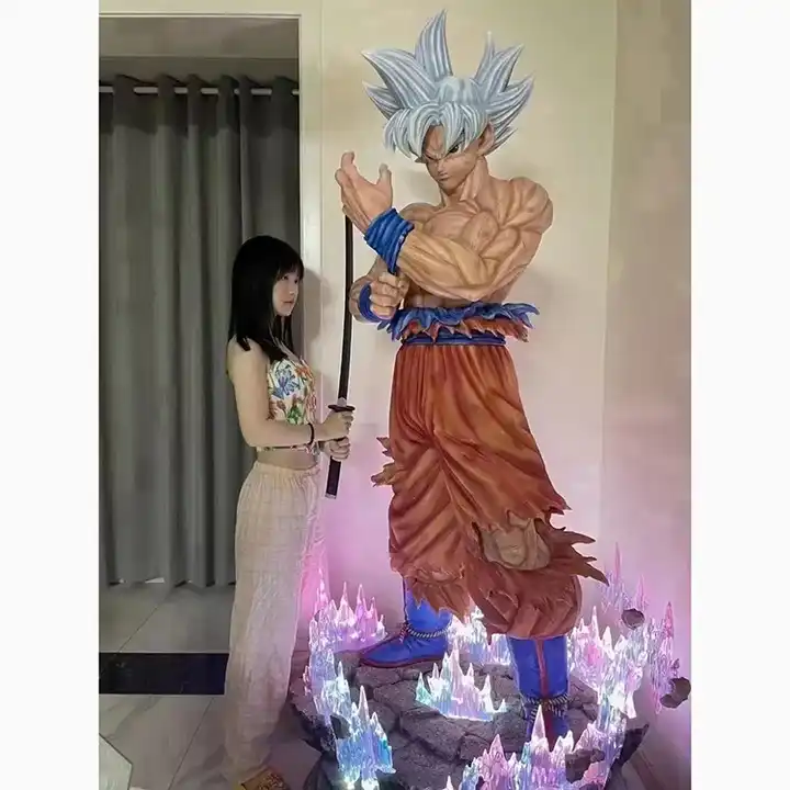 Customized Famous Resin Figurines Anime Character Life Size Fiber Glass ...