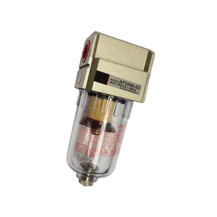 Air Pneumatic Filter AF2000-02 - 25um Filtration & Manual Drain