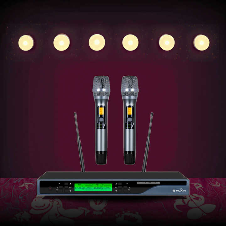 HUAIN Wireless Handheld Microphone - 60 Meters Effective Distance