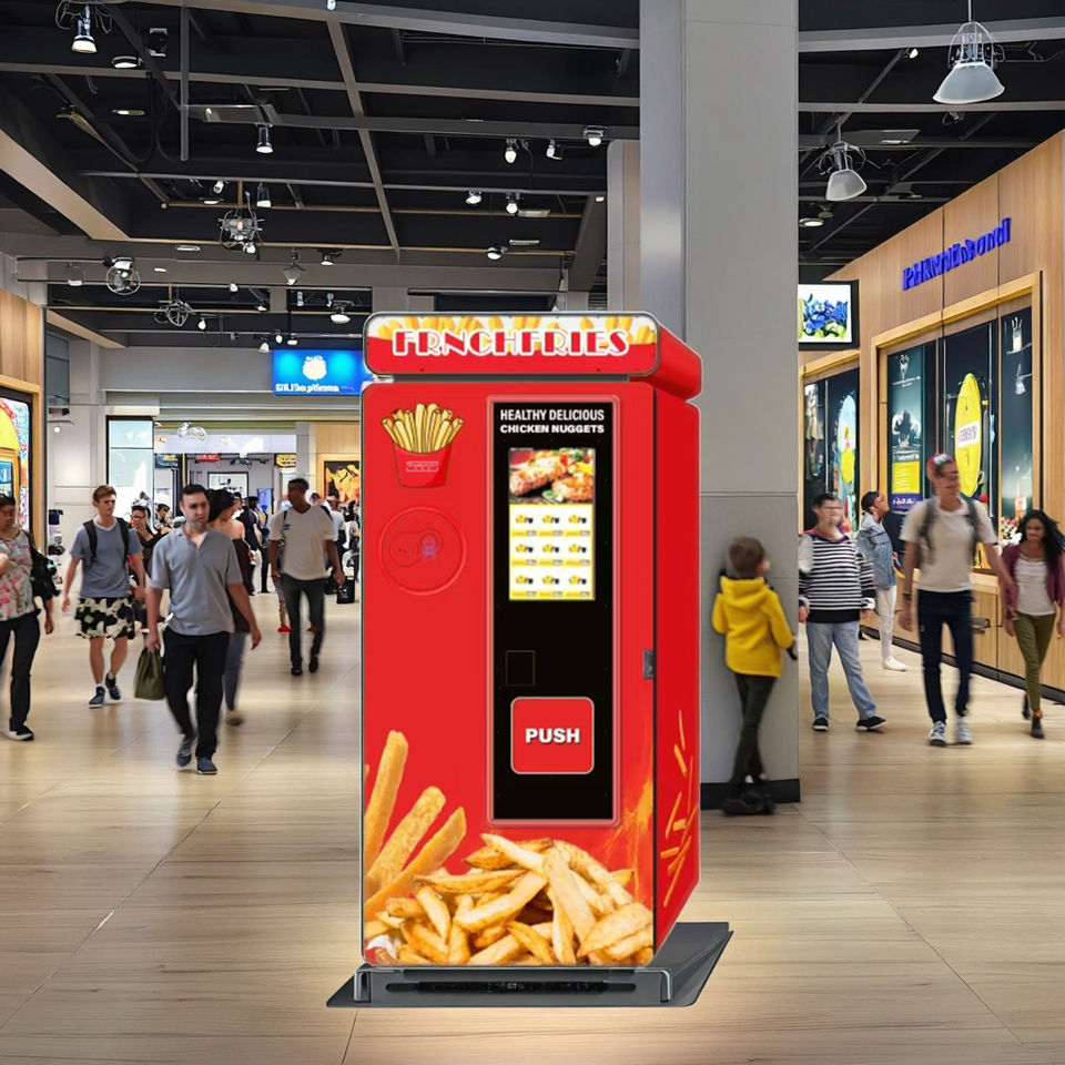 French Fries Vending Machine | Fully Automatic Commercial Potato Fry ...