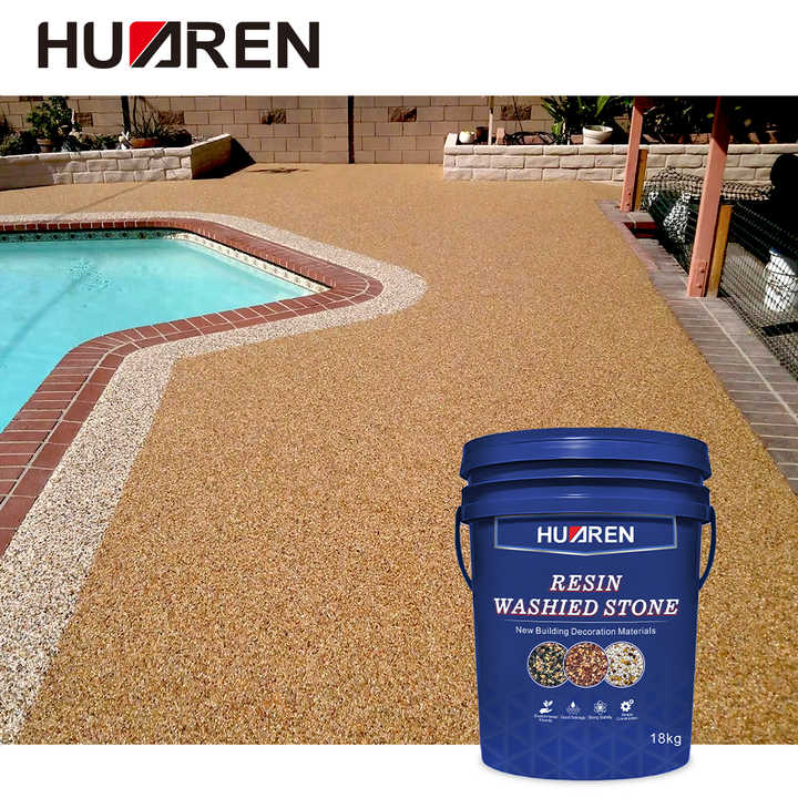 Huaren Resin Washed Stone for Floor Resin Bound Driveway Washed Stone ...