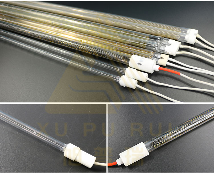 3000W Glass Infrared Shortwave Quartz Heater Lamp with 110V/220V/380V ...