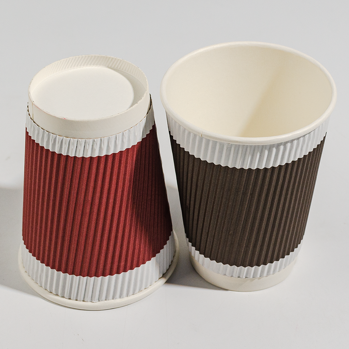 Corrugated Wallpaper Cup Disposable Environmentally Friendly ...