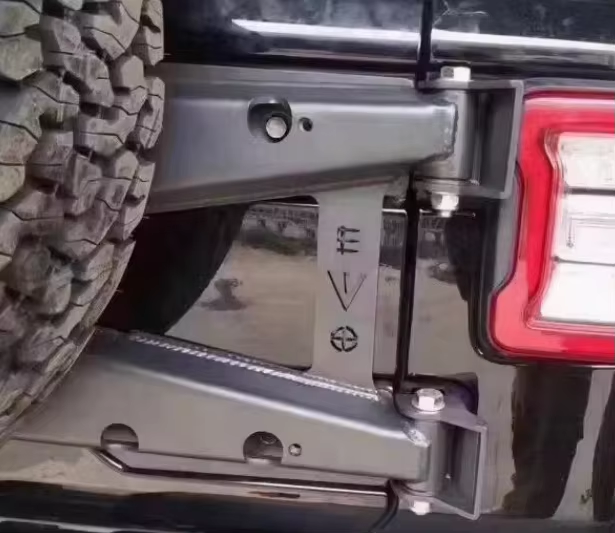Reinforced Hinge of Spare Tire Frame EVO Tailgate Hinge of Spare Tire ...