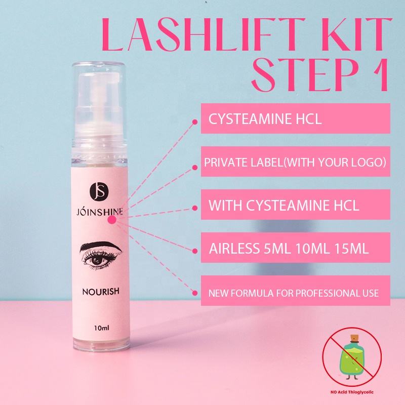 Custom Logo Cysteamine Hcl Eye Lash Perm Kit Thioglycolic Acid Free ...