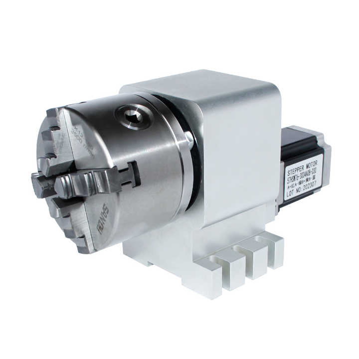 Motor paso a paso HLTNC Nema 23 (6:1), mandril de 4 mordazas de 100mm ...