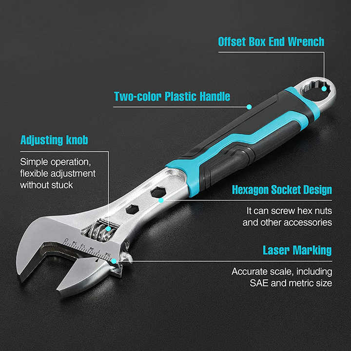 Multi Function Adjustable Wrench Set Spanner CR-V Steel Combination Spanner Wrench| Alibaba.com