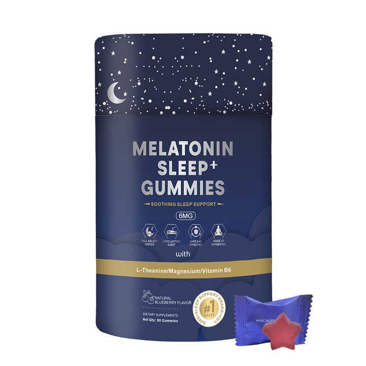 OEM Private Label Melatonin Sleep Aid Gummy for Fall Asleep Faster and ...