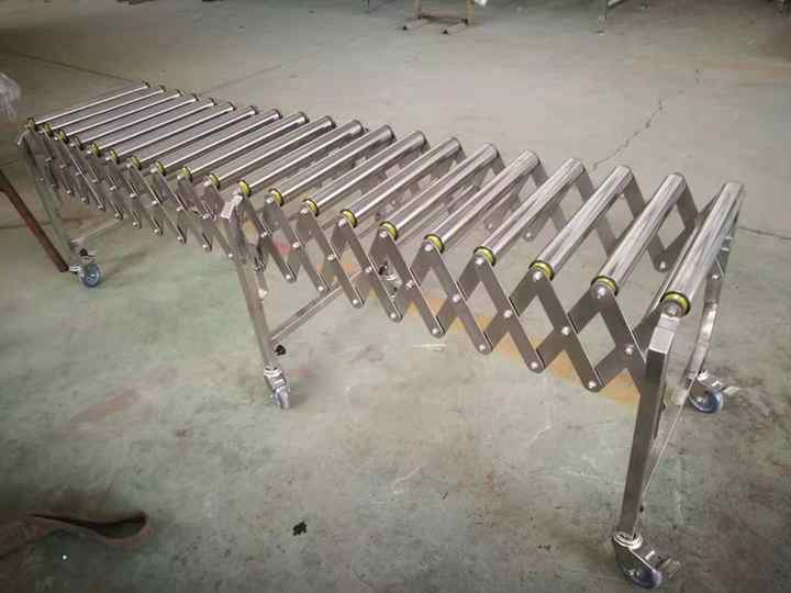 Stainless Steel Extended Roller Conveyor,expandable Flexible Roller ...