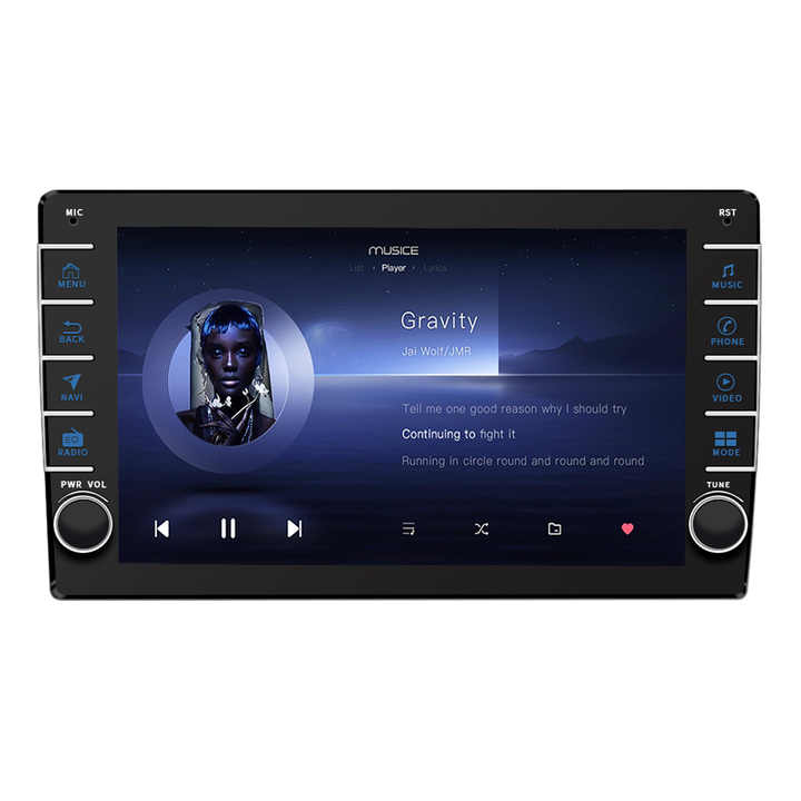 9 Inch Android 14 Universal 2 Din Car Radio Double Twist Display TS7 ...