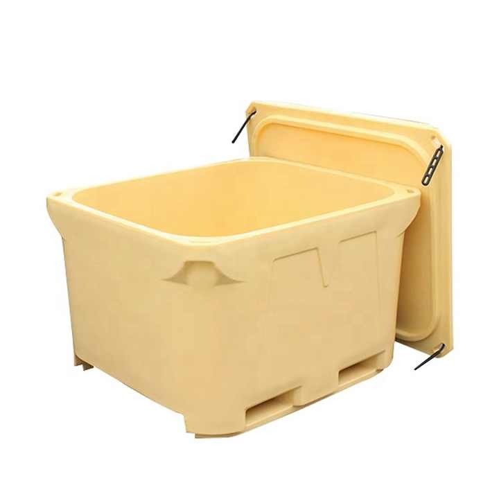 Industrial Thermal Storage Fish Box Bins Nestable and Stackable Plastic ...