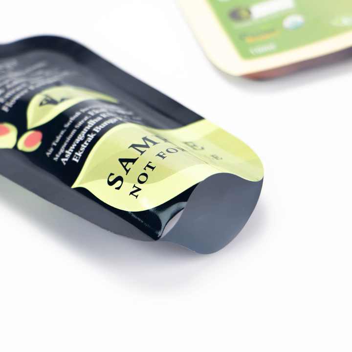 Custom Printing Die Cut Bottle Shape Essential Oil Shampoo Sample Small ...