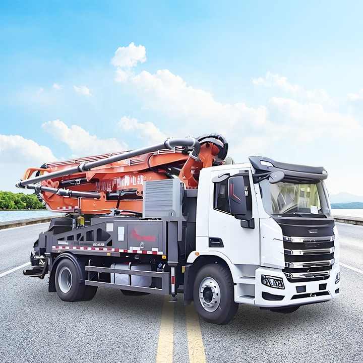 HBT80 Concrete Pump High Pressure Concrete Pump with Support ...