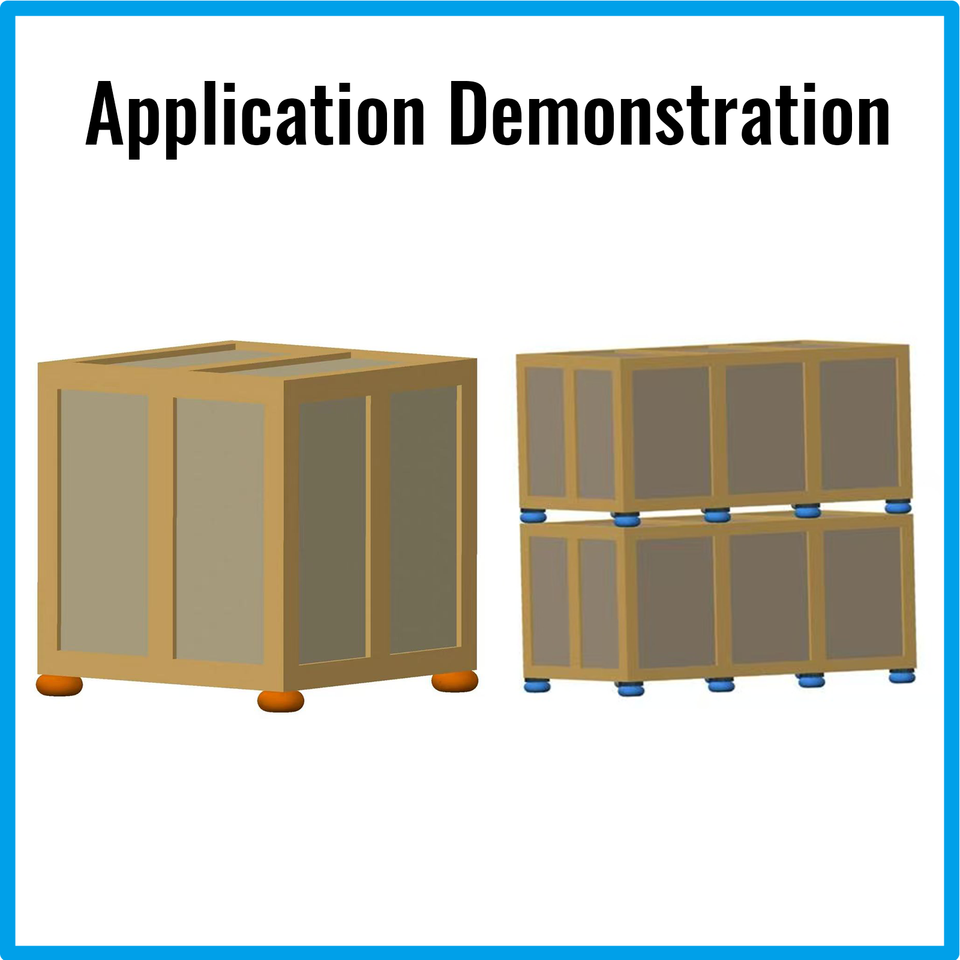 XIINKE Shockproof PE Ball Pallet Cushions Spacer Cargo Protection Shock ...