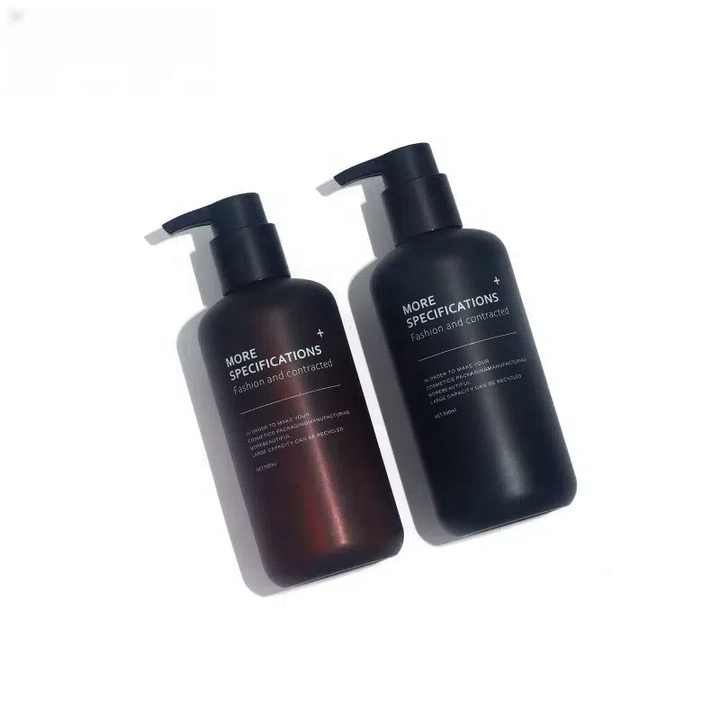 Shampoo Pump Bottles - Clear PET Plastic with PUMP Sprayer