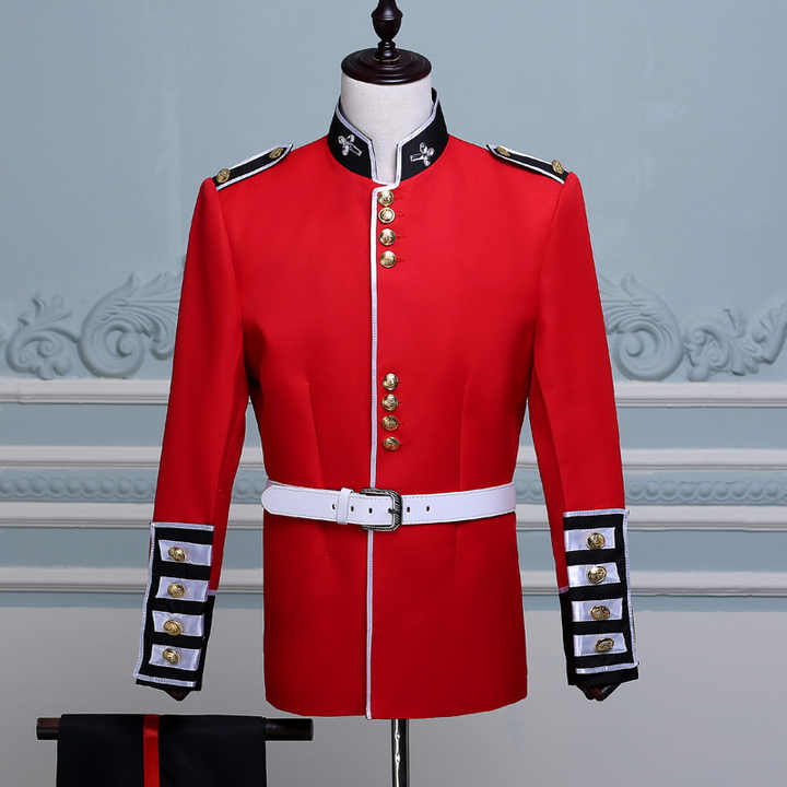 British Royal Guard Costume Set for Adults Men Prince William Soldier ...