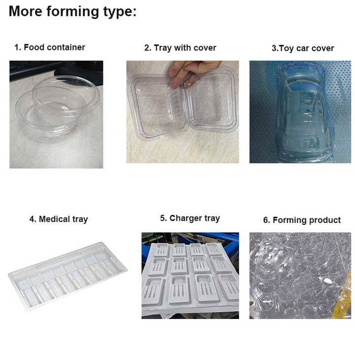 Maquina Termoformado Thermoforming Machine Food Containers Clamshell ...