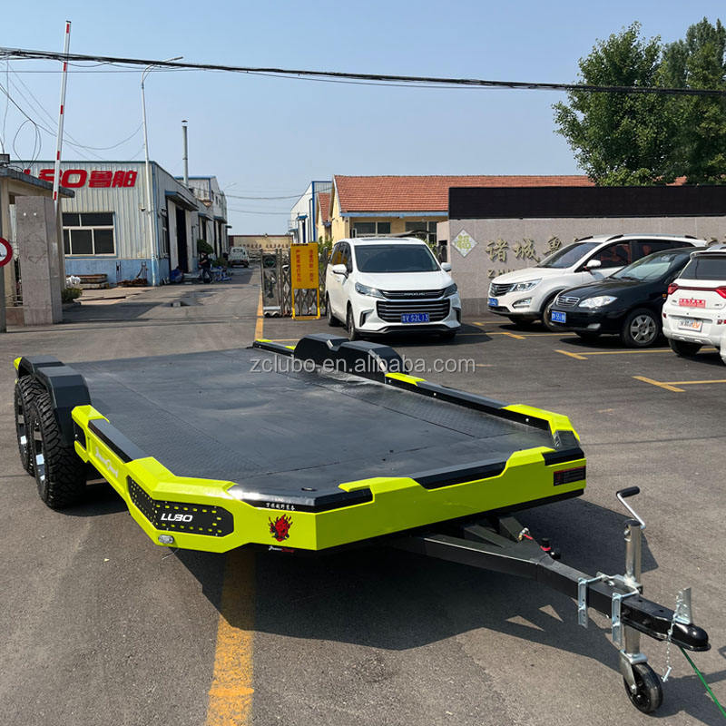 China LUBO Flatbed Trailer Car Carrier Trailer| Alibaba.com