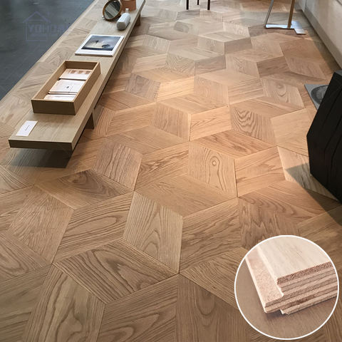Spanish High End Indoor Solid Oak Flooring - Parquet Herringbone