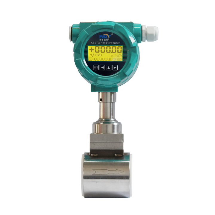 BSLT Customized Stainless Steel Battery Flow Meter Display Vortex Gas ...