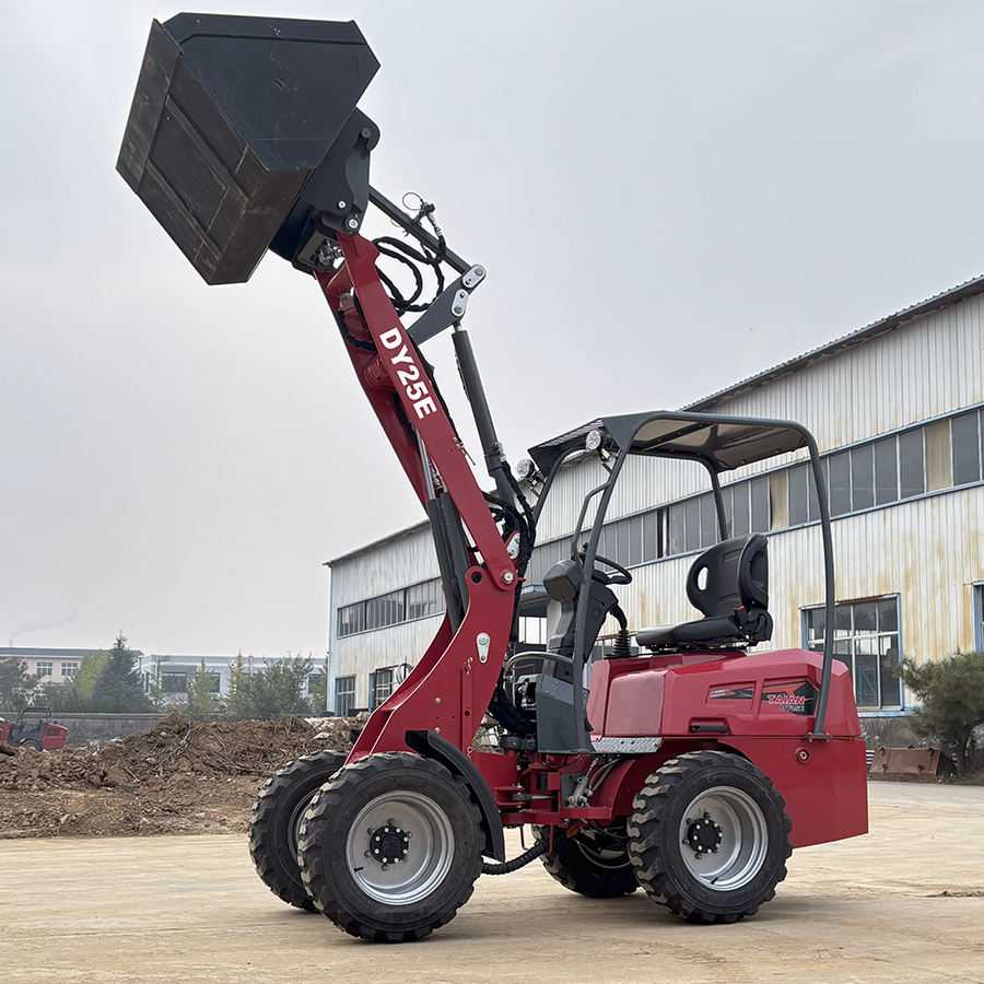 DY25E Chinese Front End Loader Battery Driven 100% Full Electric Farm ...
