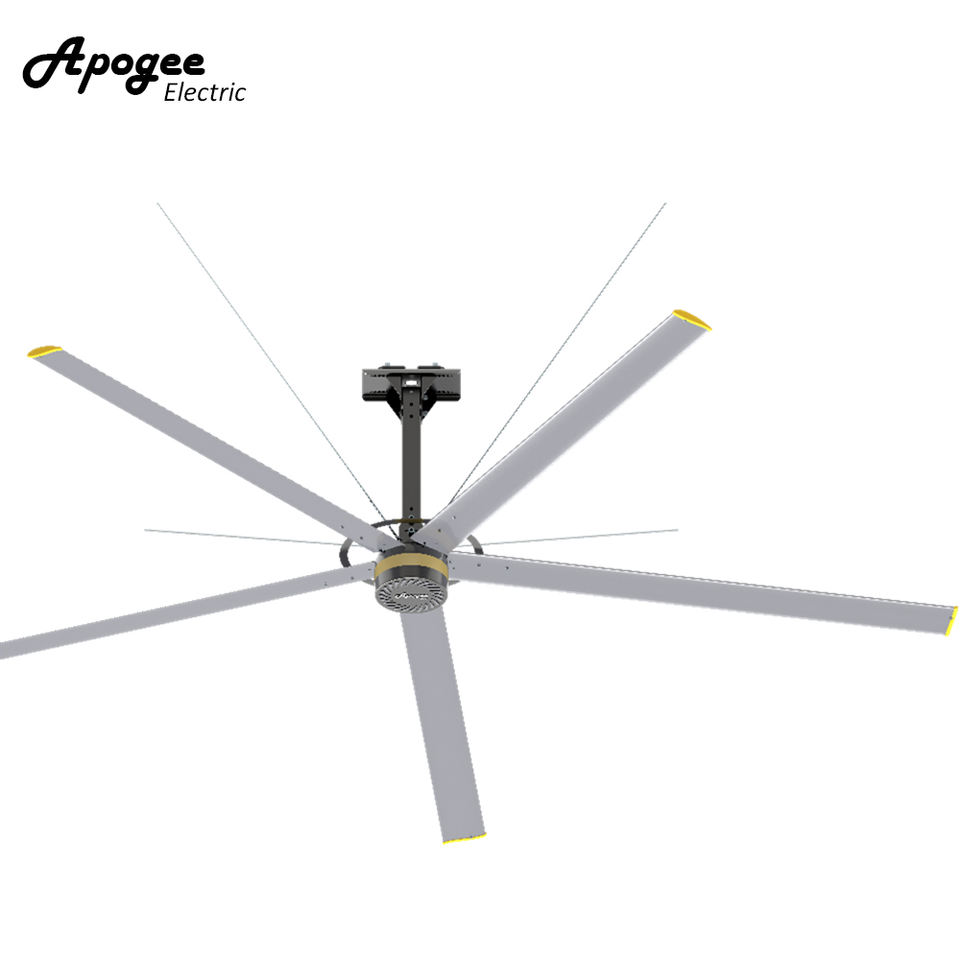 Large Size Industrial Ceiling HVLS Fan 24ft 20ft 18ft 16ft 14ft 12ft ...