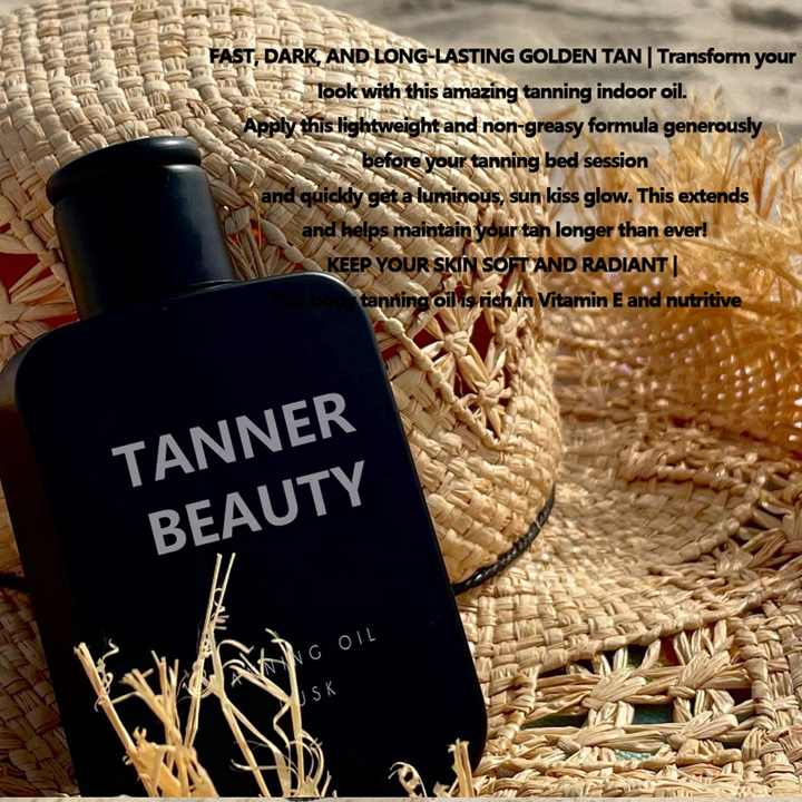 TANNER BEAUTY Private Label Natural Tanning Oil for All Skin
