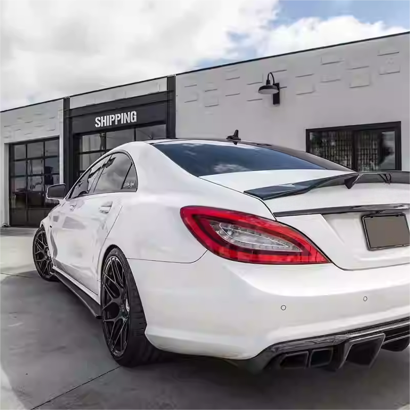 Aerodynamic V Style Carbon Fiber Rear Wing W204 Rear Spoiler for ...