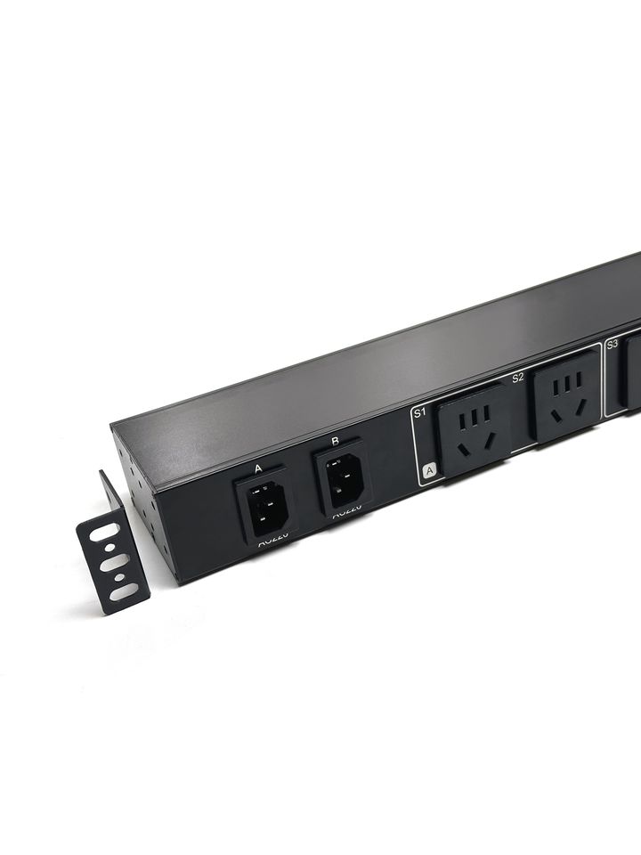 Switched Rack PDU 2200W 220V 10A Chinese Standard Outlets Dual Input ...