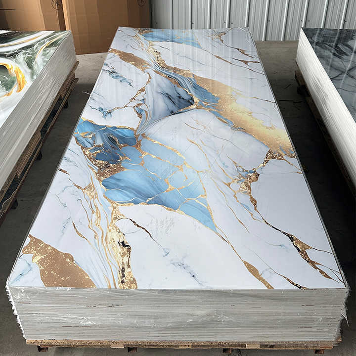 Waterproof PVC Marble Sheets for Kitchens and Bathrooms