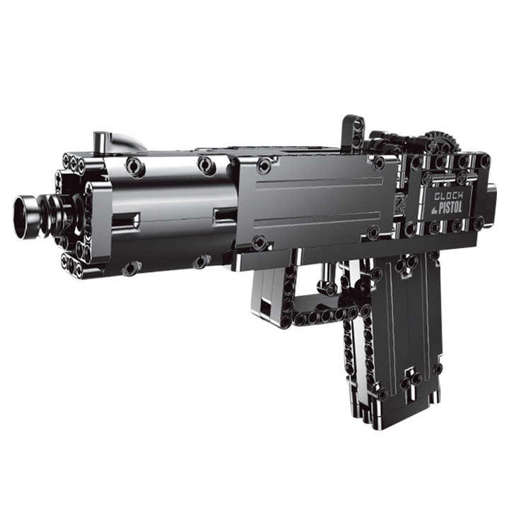 Mould King 14008 Glock Block Pistol Toy Building Sets Diy Gun Blocks ...