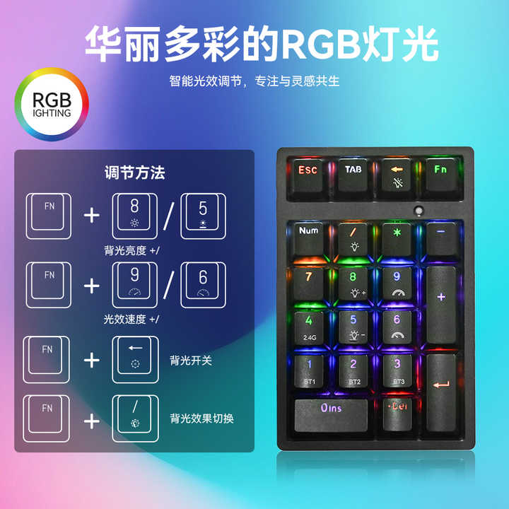 K18 the Third Mock Examination Digital bluetooth Mechanical Keyboard ...