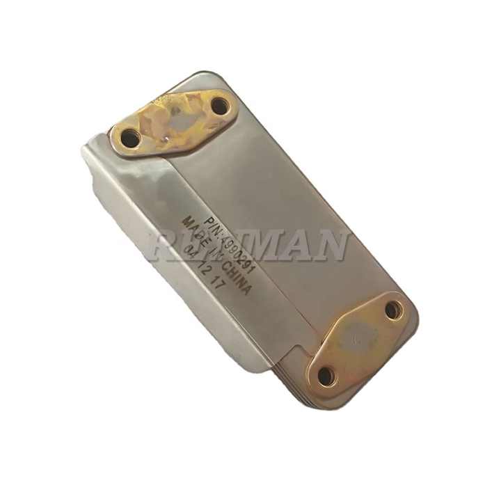 FOTON ISF3.8 ENGINE Oil Cooler Core 4990291 Machinery Diesel Engine Parts| Alibaba.com