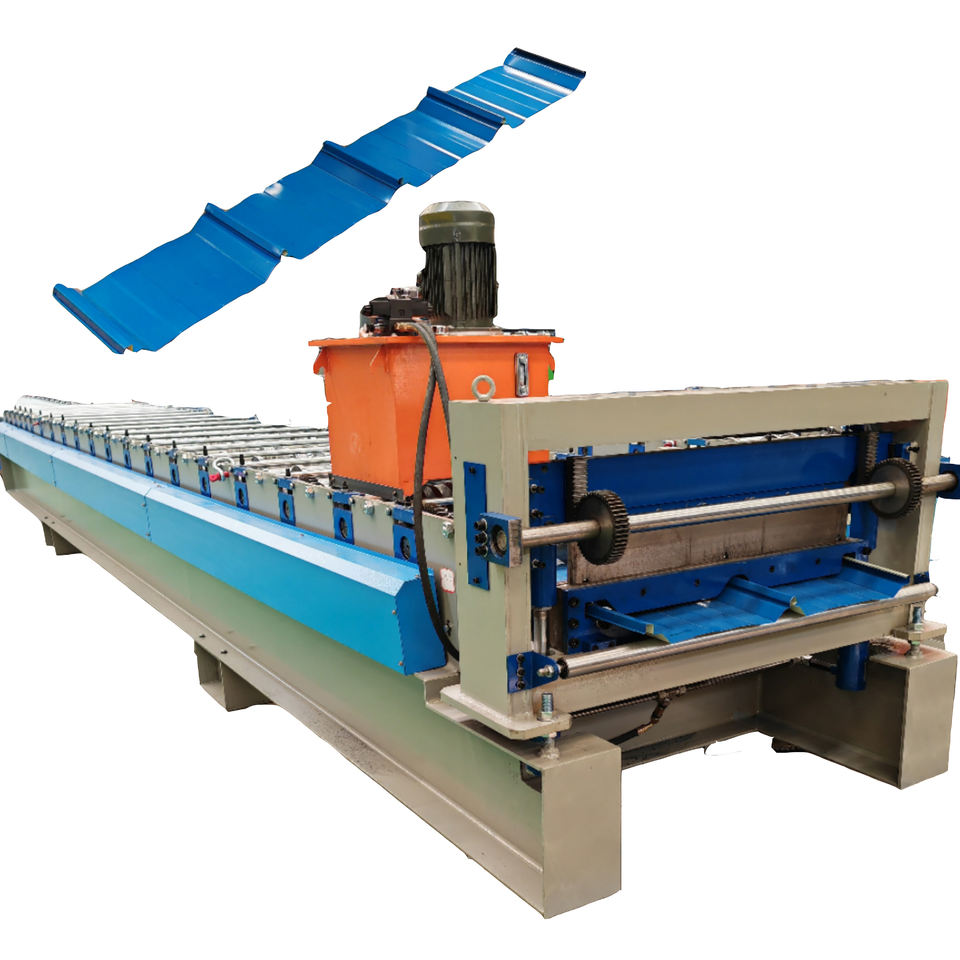 Standing Seam Roof Panel Roll Forming Machine Edge Banding Machine ...