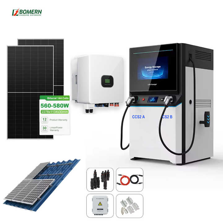 DC Solar Powered Ev Charger with Solar Panel Energy Inverter Ccs 180kw ...