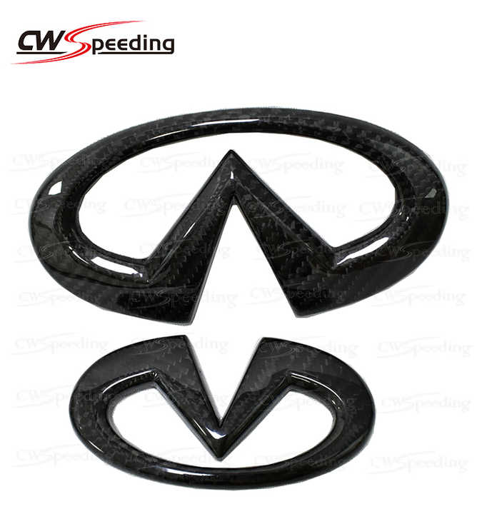 Infiniti Q50 Carbon Fiber Car Logo - High Quality Emblem